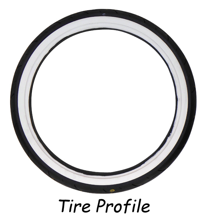 Tire Front 120 / 50-26 Vrm-302 White Wall Vee Rubber W30214 ...