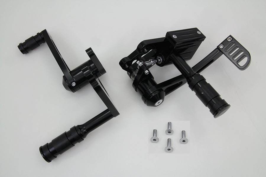 Billet Forward Control Kit Black For Harley FXR 1982/1994 FXR 1982/1994 ...