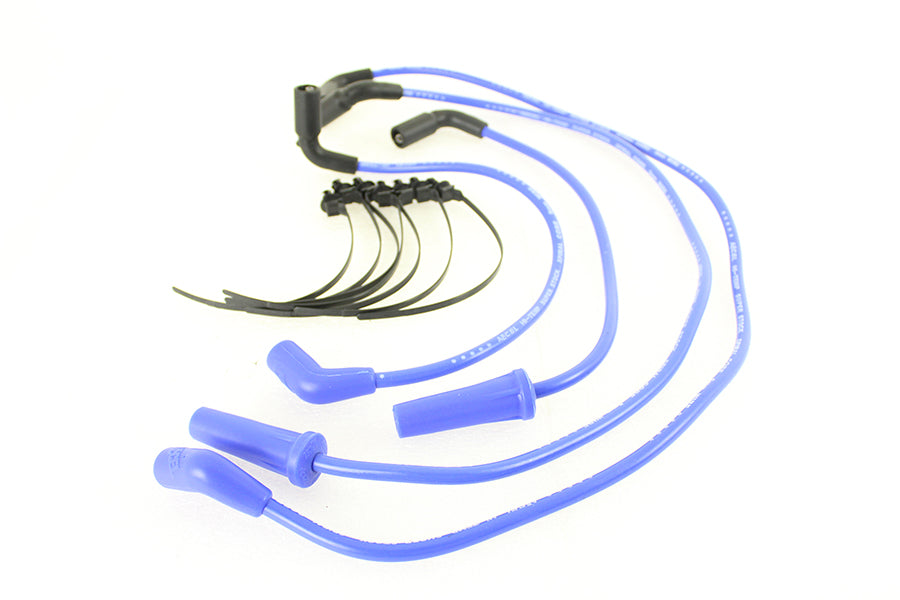 Accel 8MM S/S Spiral Core Ignition Wire Set Blue FLT 2017/Up ...