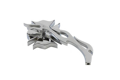Chrome Firefighter Mirror With Billet FLame Stem All 1965/Up ...