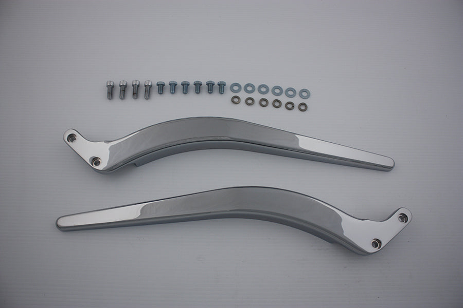 Curved Fender Strut Set Chrome 0 / Custom application for 8 to 12" wid ...