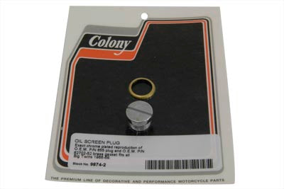 Oil Screen Plug Chrome FL 1966/1969|Widowmakers Boneyard – Widowmaker's ...